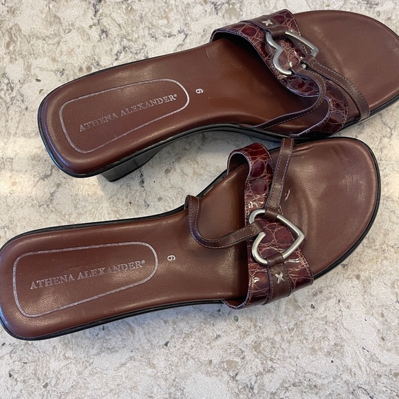 Athena Alexander | Shoes | Athena Alexander Brown Scrappy Wedge | Poshmark
